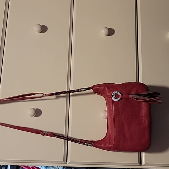 Brighton | Bags | Brighton Baby Barbados In Pink Leather | Poshmark